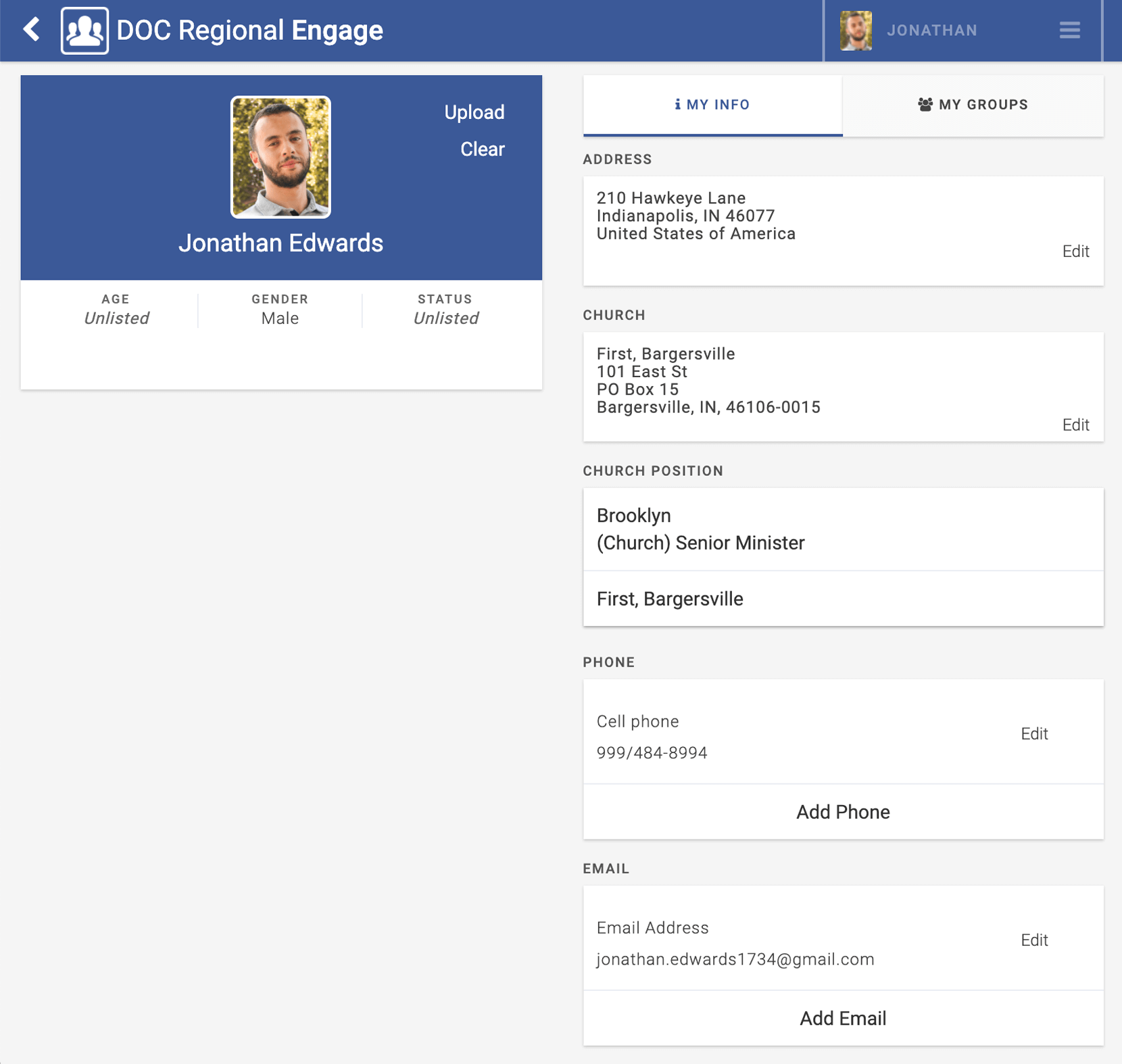 Regional | CDM+ Church Management and Non-Profit Software