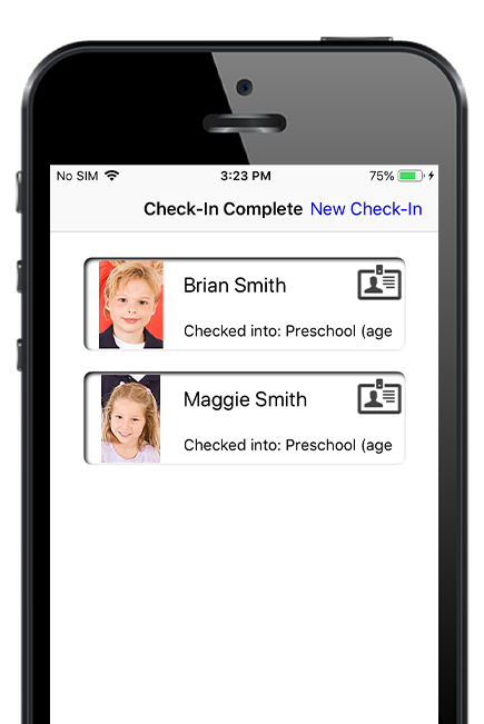 Mobile For Child Care | CDM+ Church Management and Non-Profit Software