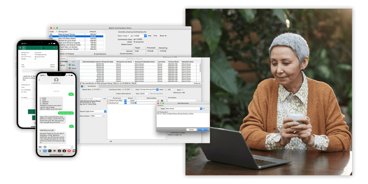 Contributions - CDM+ Managements Software for Nonprofit and Faith-Based ...