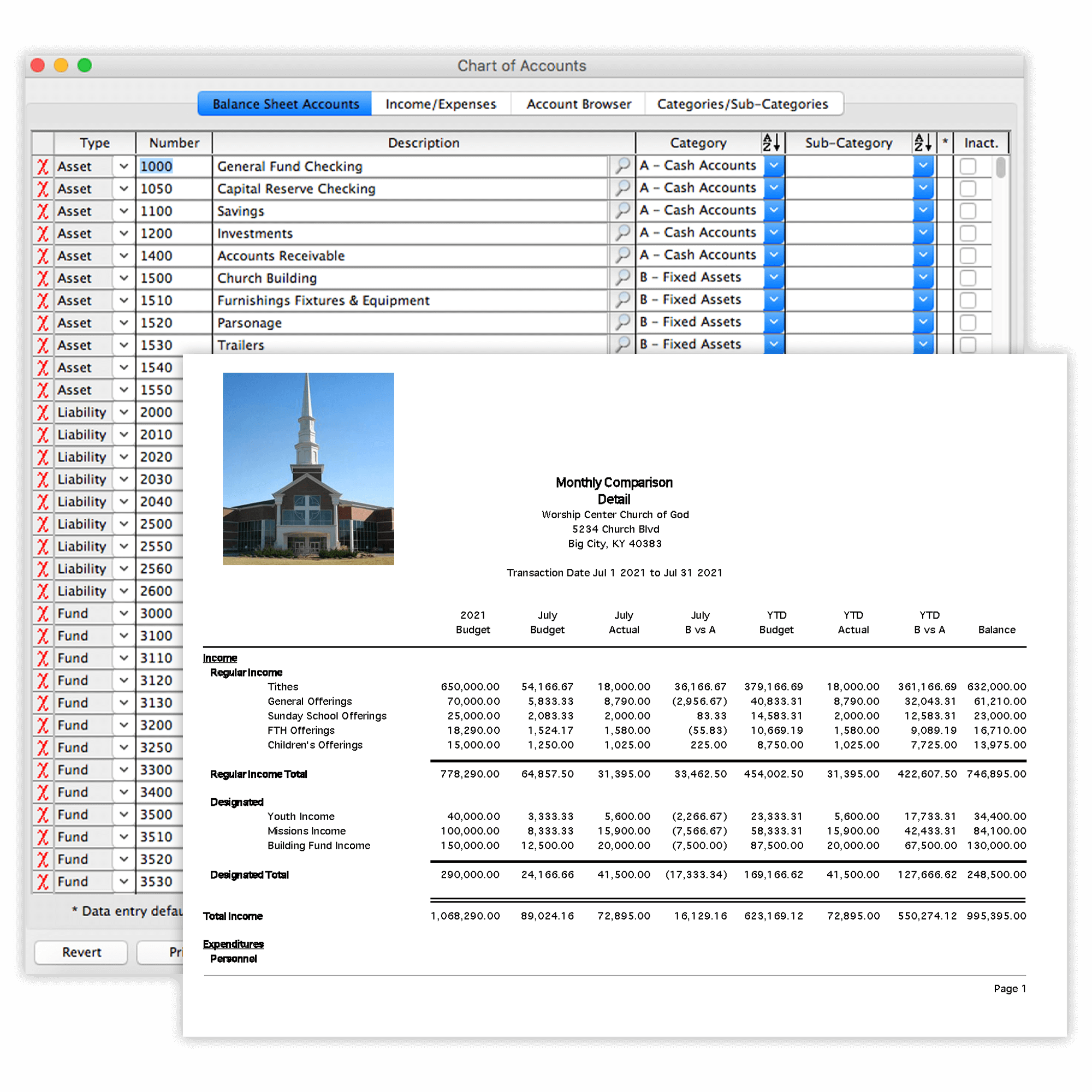 Church Of God - CDM+ Church Management and Non-Profit Software