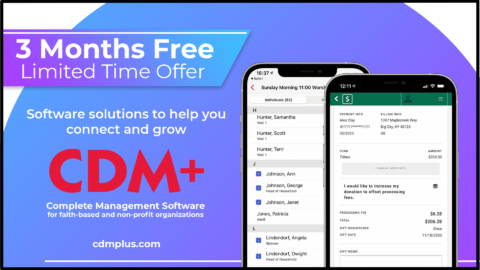 CDM+ Church Management and Non-Profit Software - Get Connected