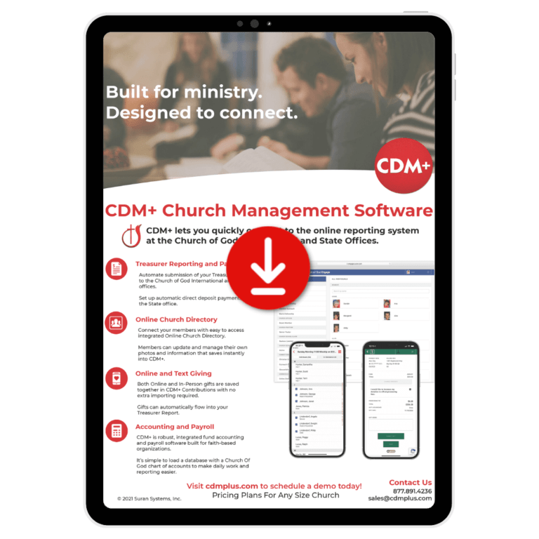 Church Of God - CDM+ Church Management and Non-Profit Software