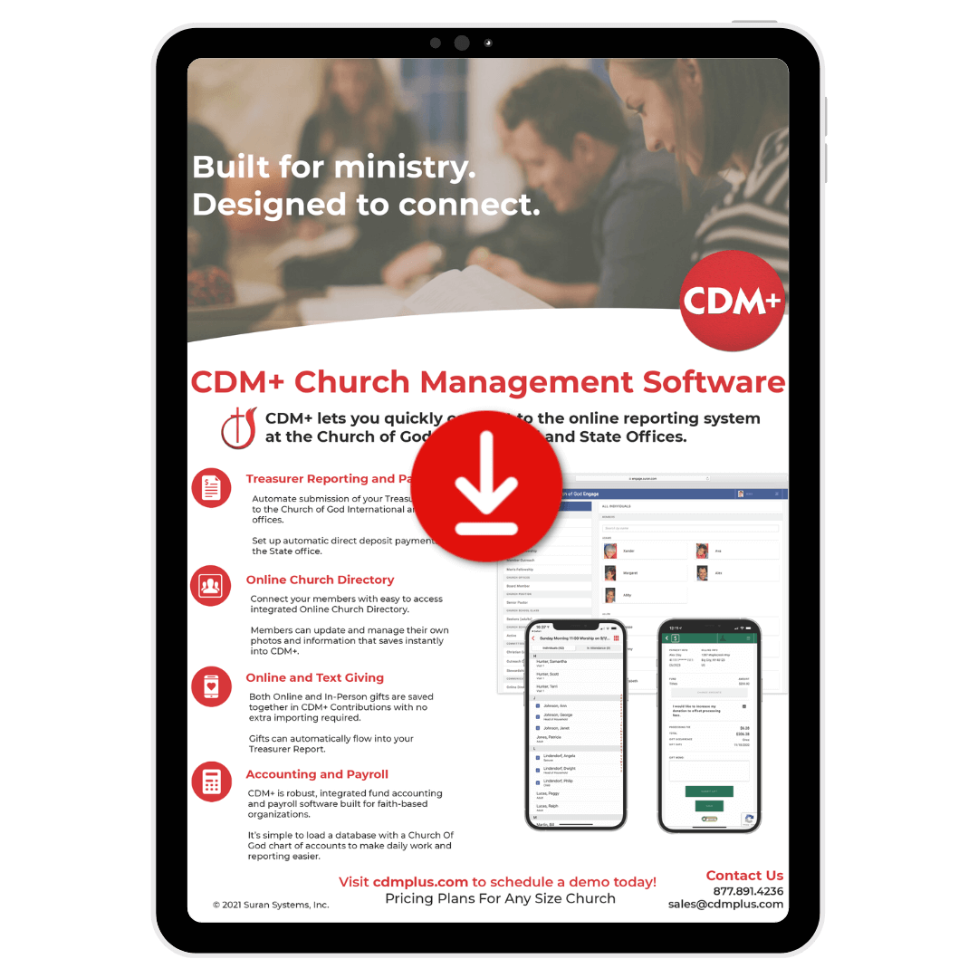 Church Of God - CDM+ Church Management and Non-Profit Software